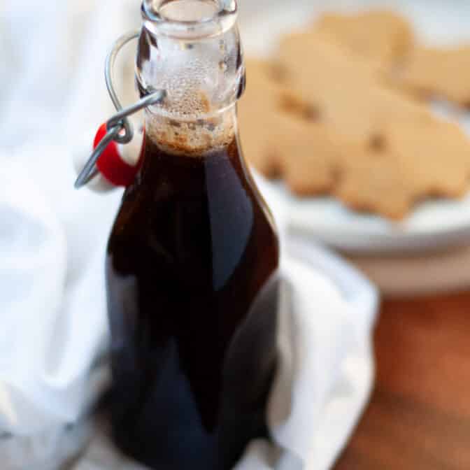 Gingerbread Simple Syrup - Our Love Language is Food