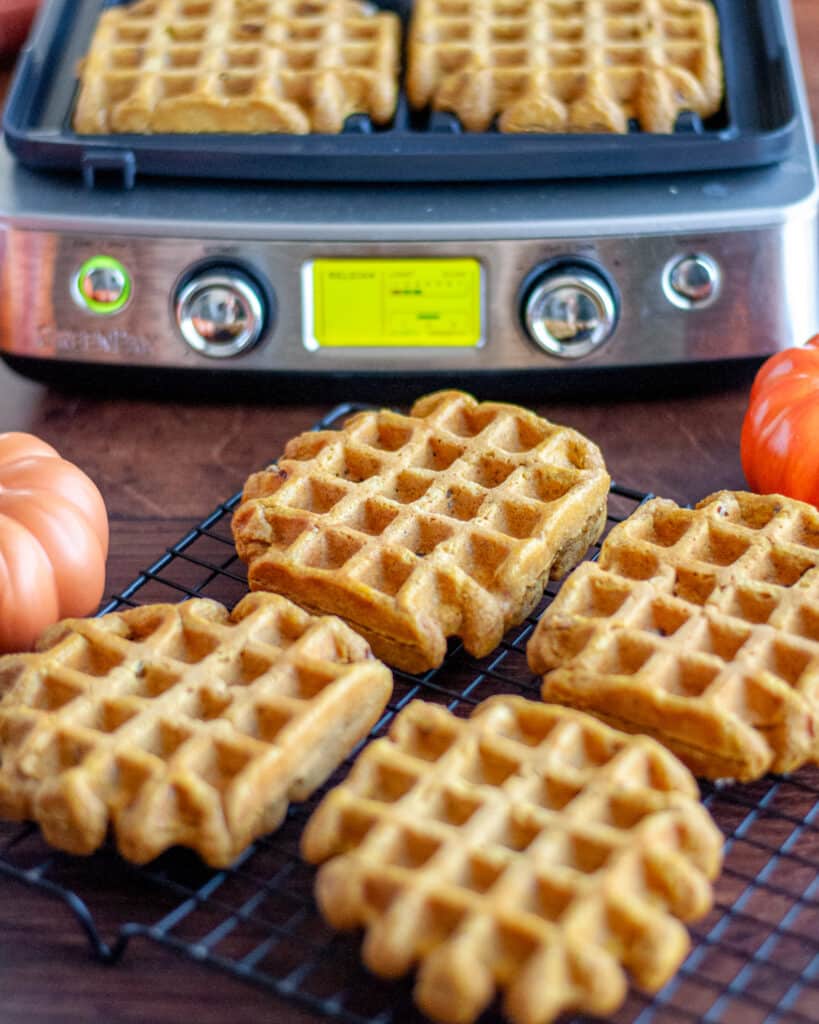 Pumpkin Pecan Waffles - Our Love Language is Food