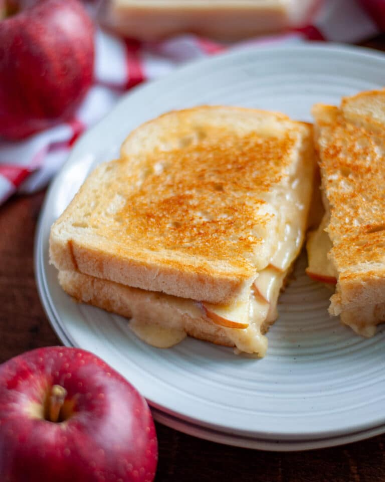 Apple Grilled Cheese Sandwich Recipe - Our Love Language is Food