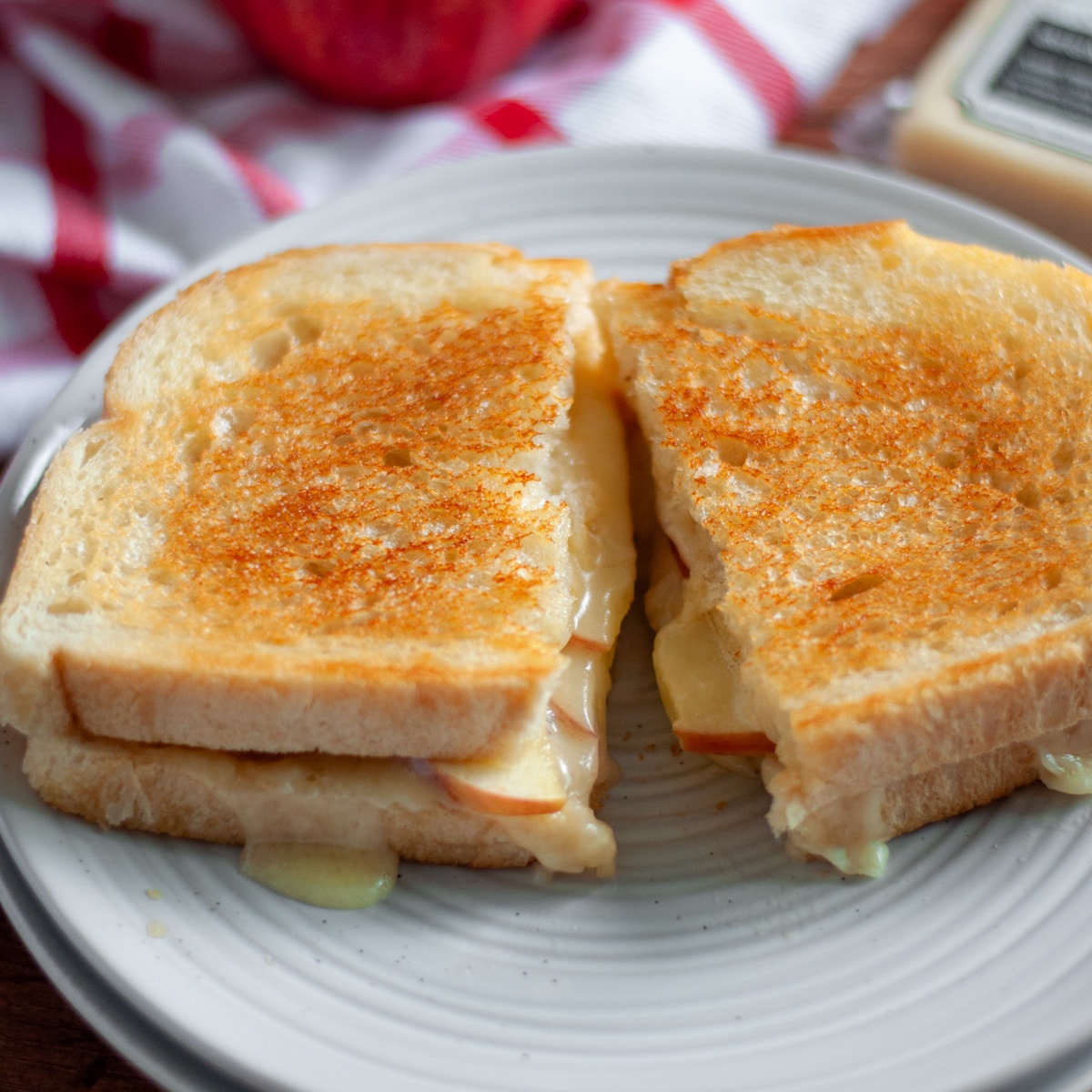 Apple Grilled Cheese Sandwich Recipe - Our Love Language is Food