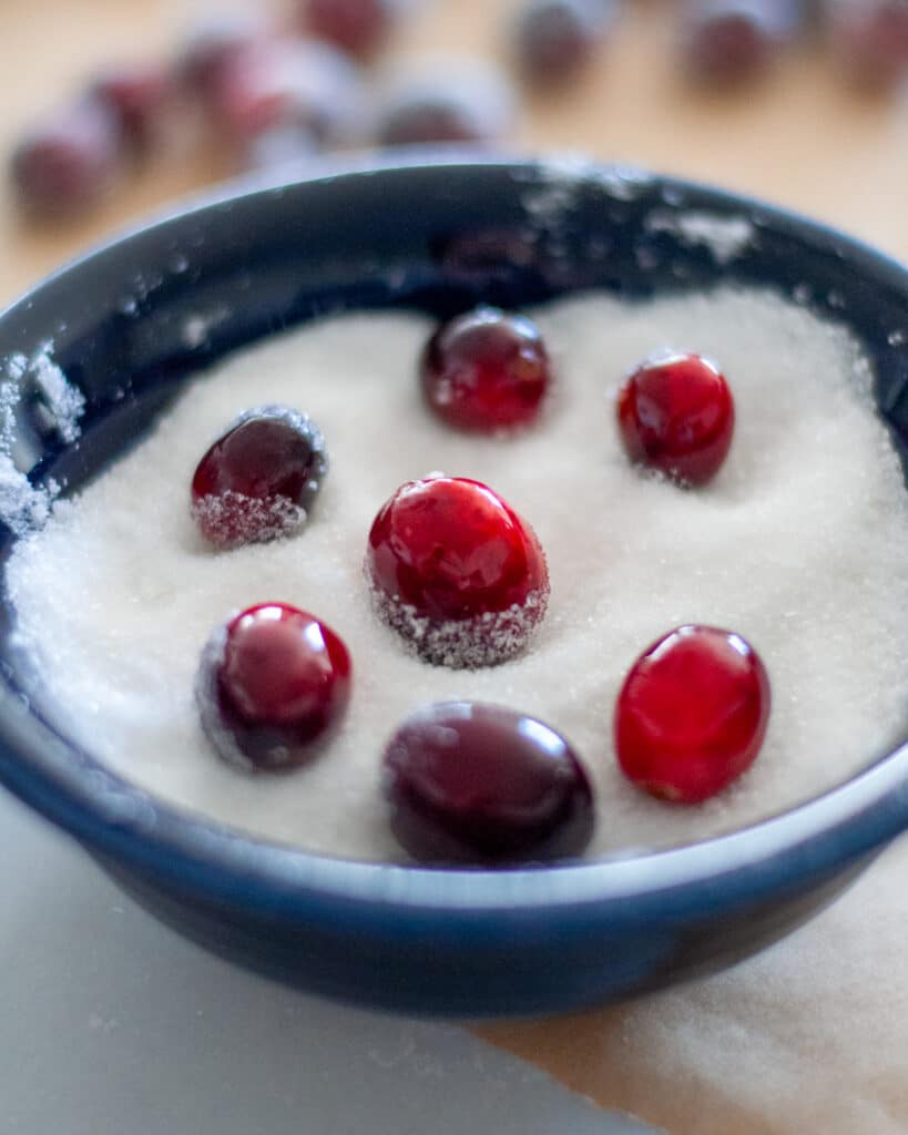 How to Make Sugared Cranberries - Easy Recipe for Holiday Garnish - Our ...