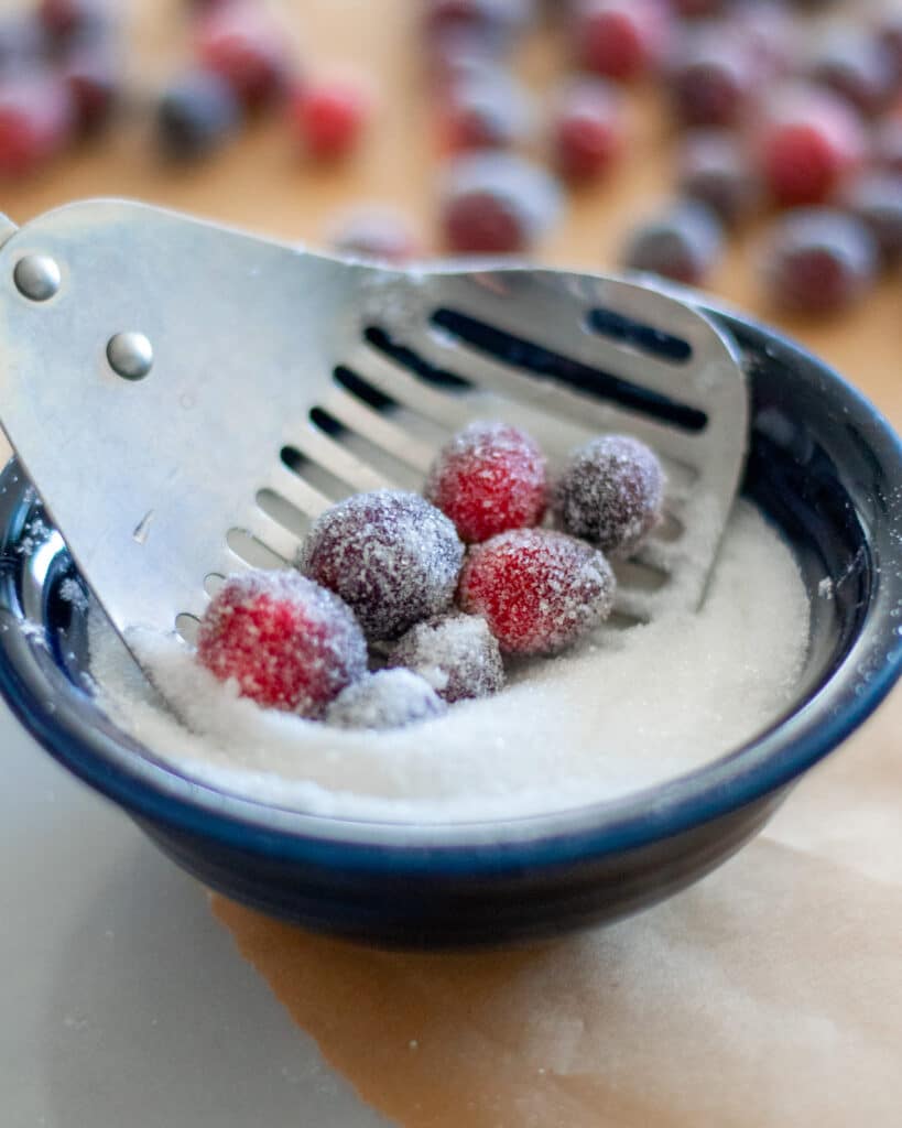 How to Make Sugared Cranberries - Easy Recipe for Holiday Garnish - Our ...