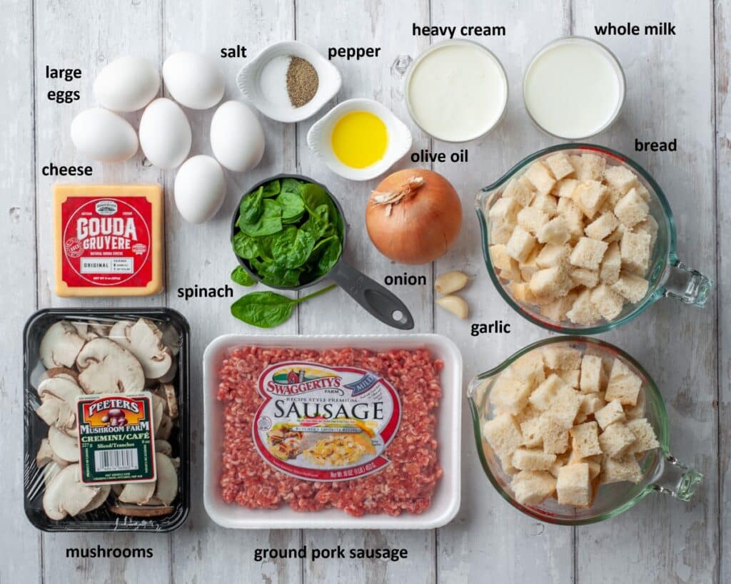Strata Breakfast Casserole - Our Love Language is Food