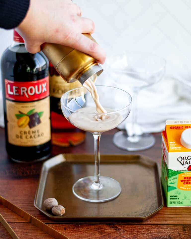 Brandy Alexander Recipe (Classic Shaken Cocktail) - Our Love Language ...