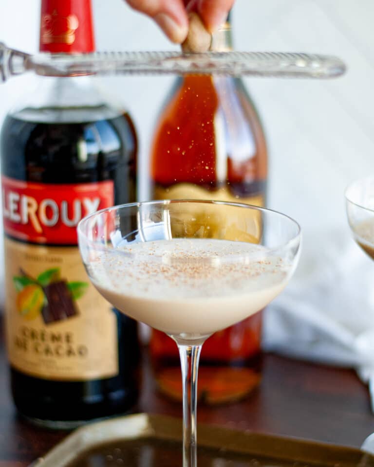 Brandy Alexander Recipe (Classic Shaken Cocktail) - Our Love Language ...