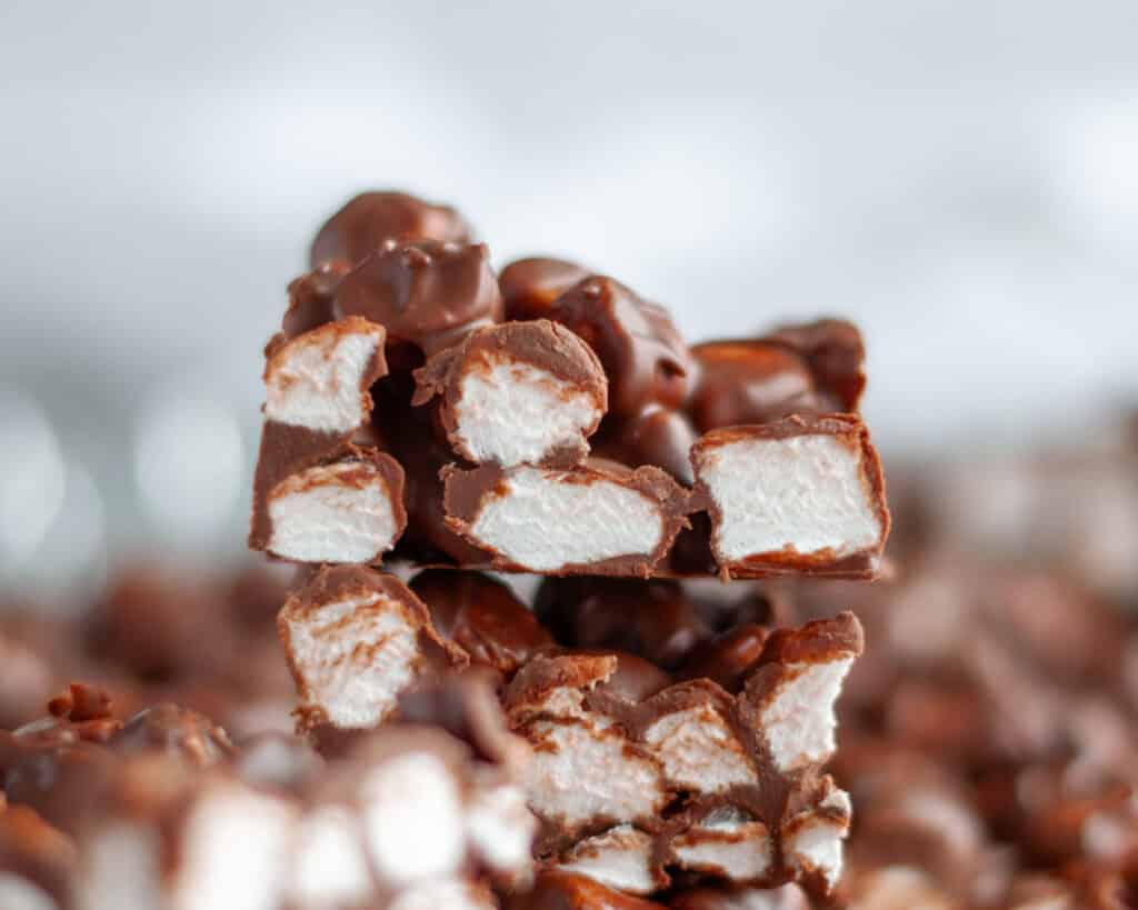 No Bake Rocky Road Bars Recipe - Our Love Language is Food